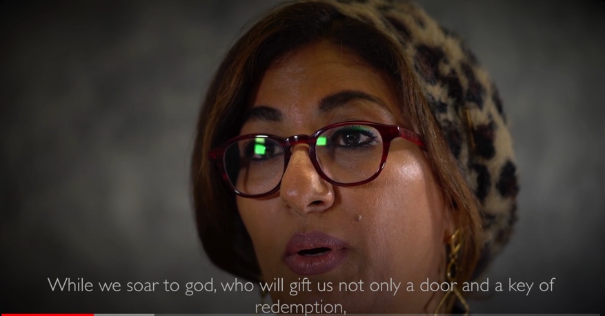 Nujoom Alghanem reads “The Crimson Shades” – A New Divan